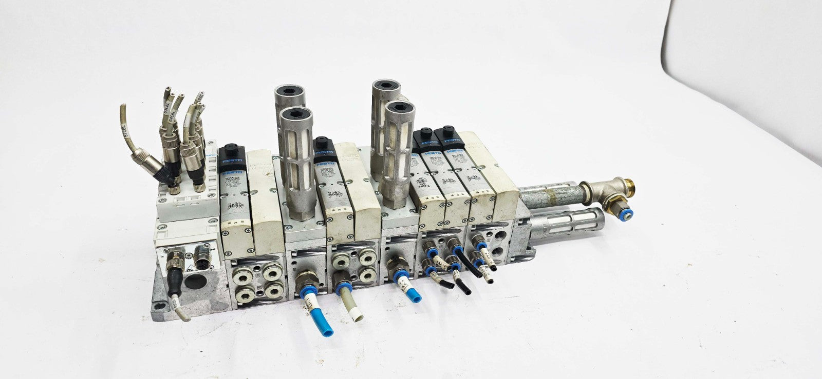 FESTO VABV S4 Solenoid Valve Complete Set & modules VAEM-S6-S-FAS-8-8E ...