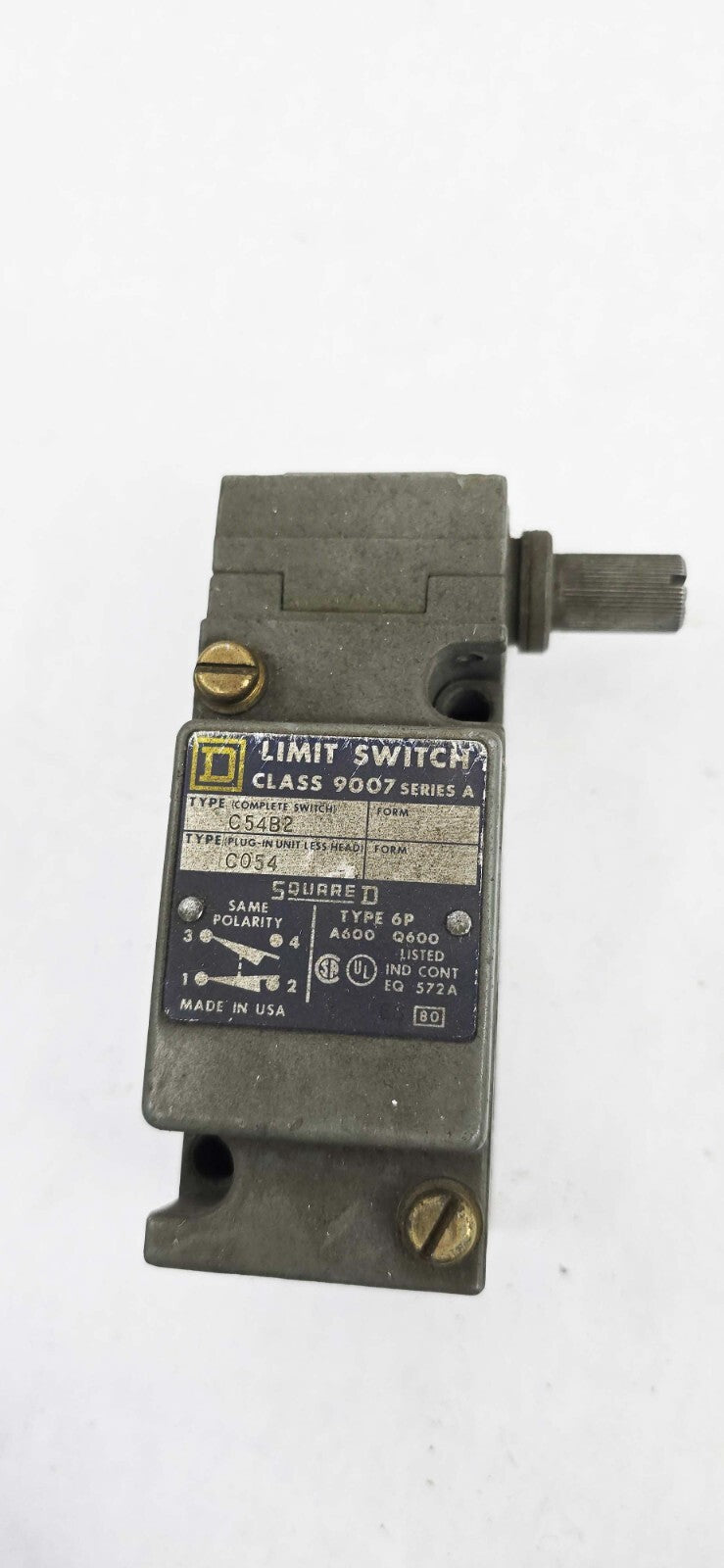 Square D C54B2 Heavy Duty Limit Switch Unit – Annapurna Industrial