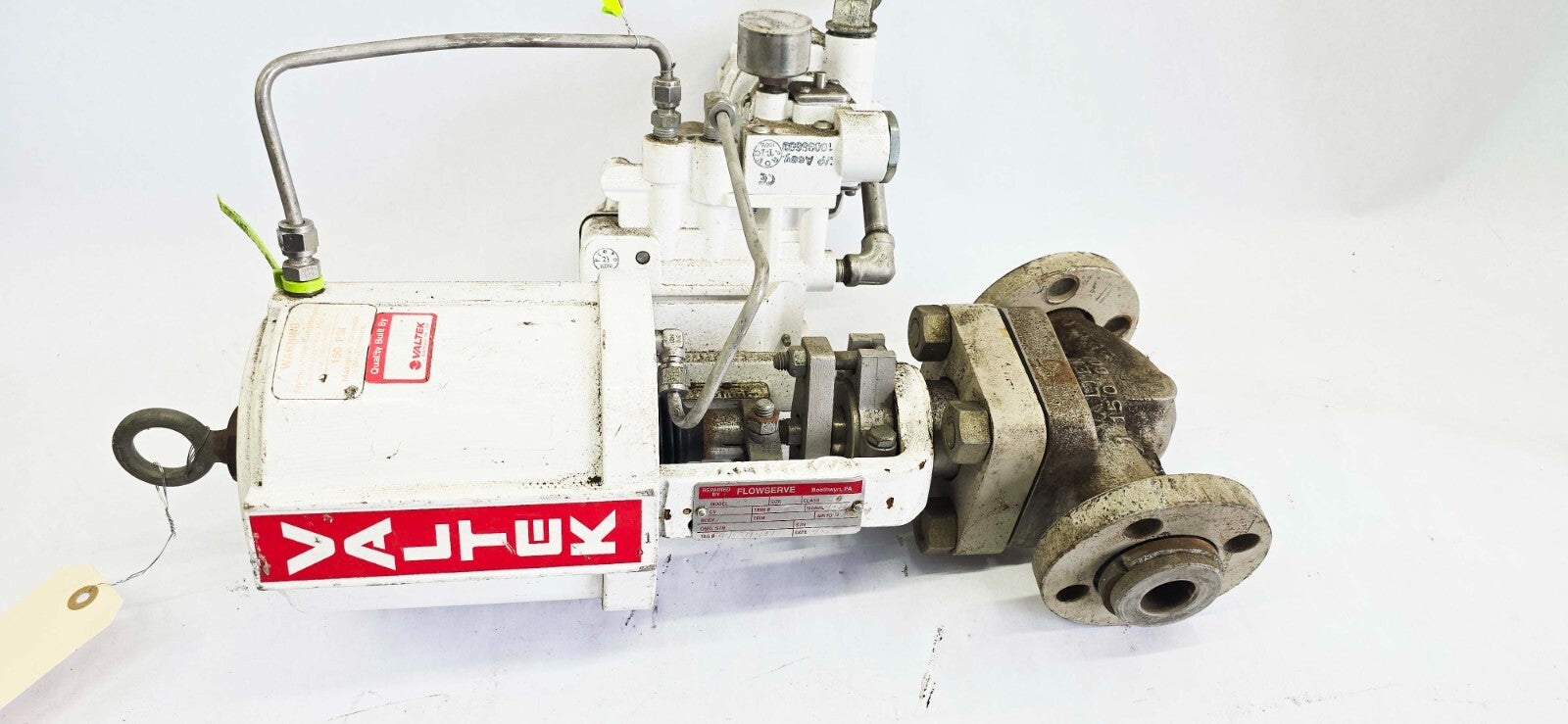 Flowserve MK 1 Valtek Pneumatic Stainless Flanged Globe Valve 1in 150 ...